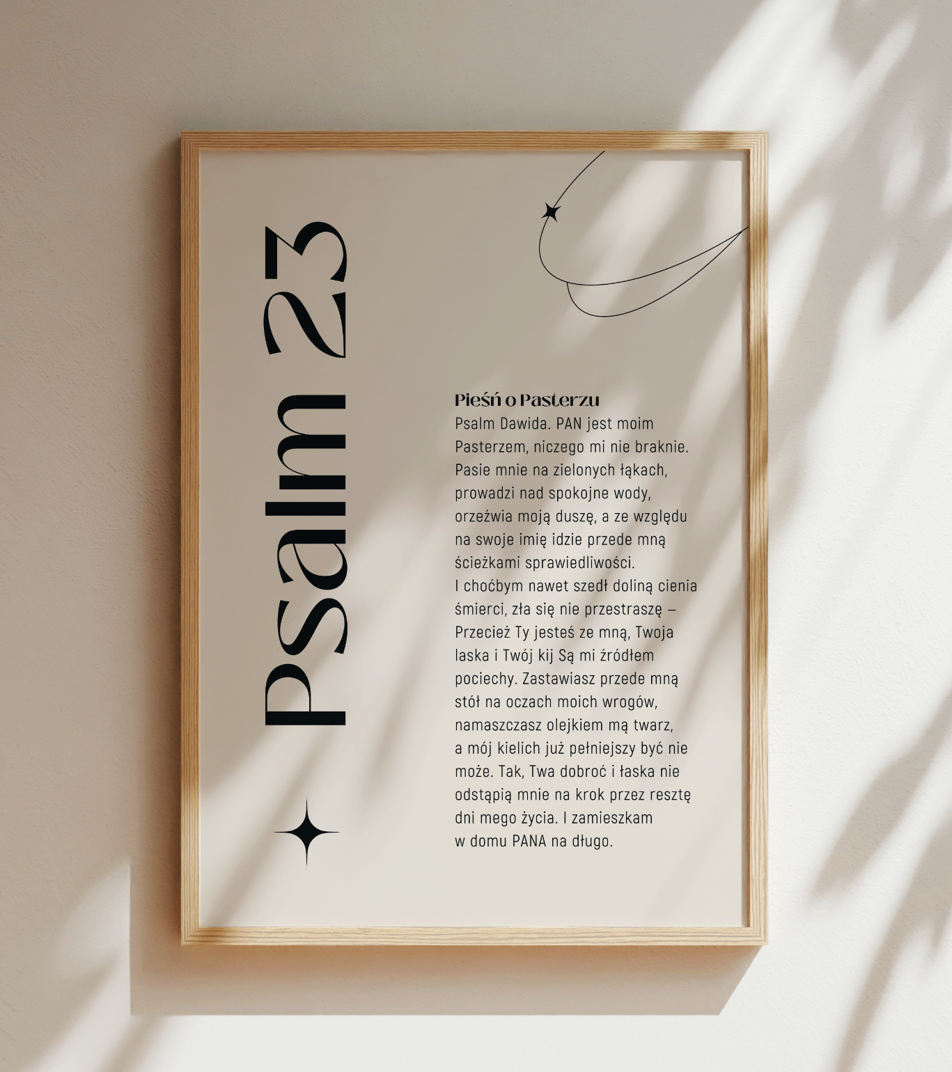 PSALM 23 - Jegoplan- plakaty chrześcijańskie